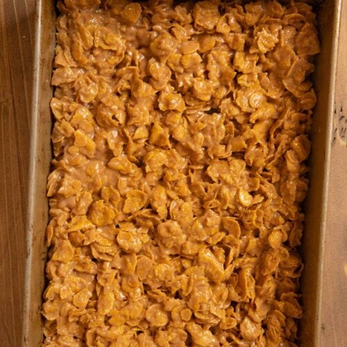 Easy Peanut Butter Cornflake Bars Recipe - Dinner, then Dessert