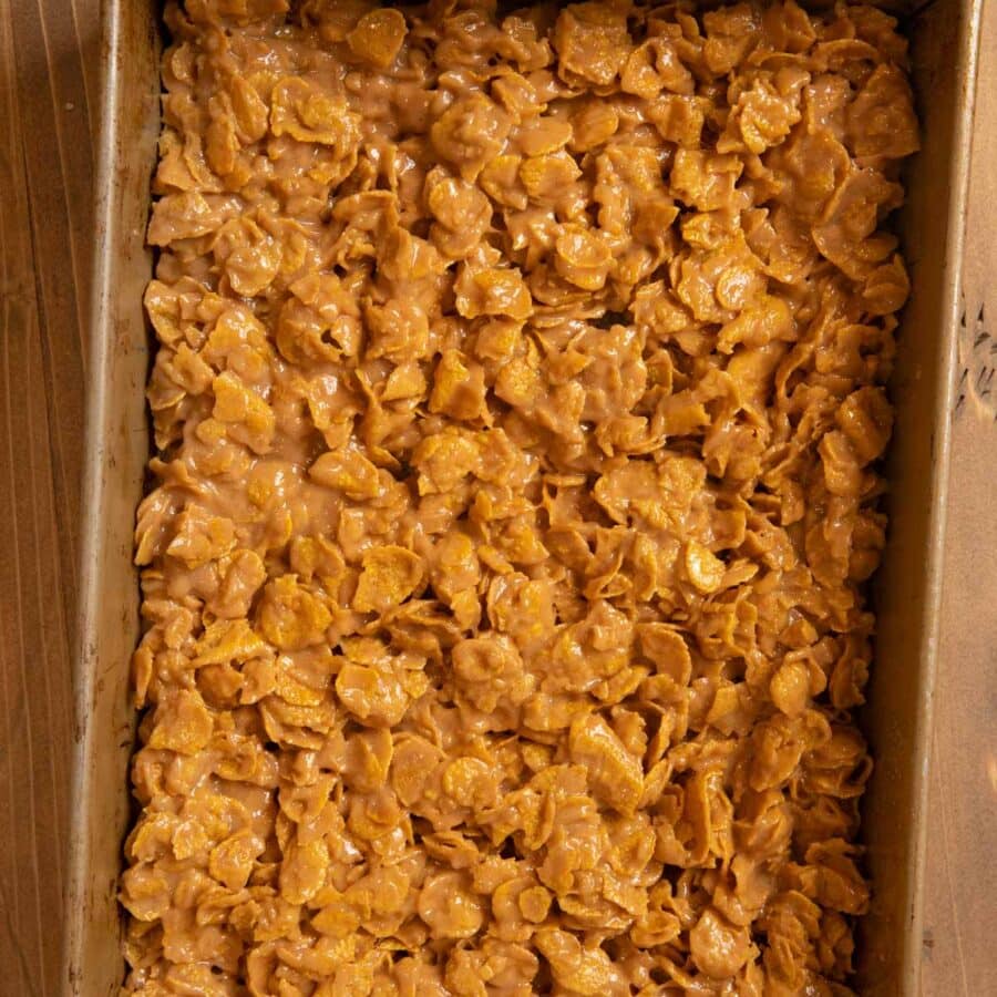 Easy Peanut Butter Cornflake Bars Recipe - Dinner, then Dessert