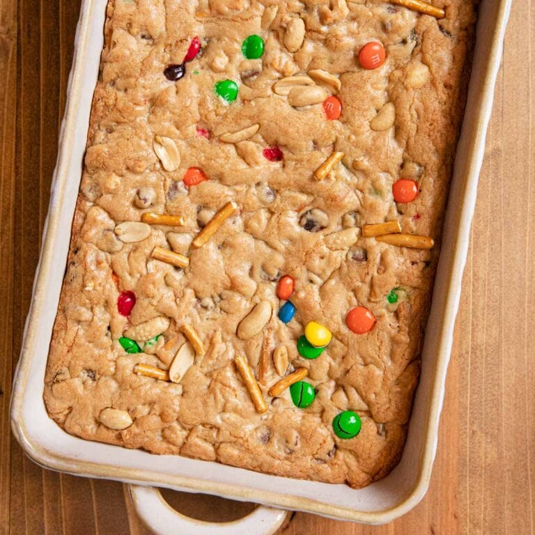 Candy Corn Blondies Recipe - Dinner, then Dessert