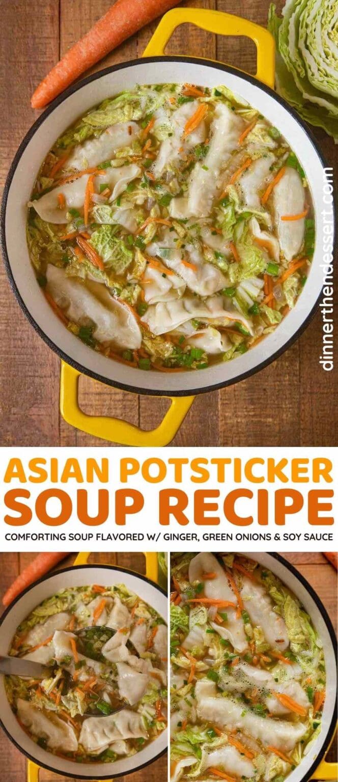 Asian Potsticker Soup Recipe - Dinner, then Dessert