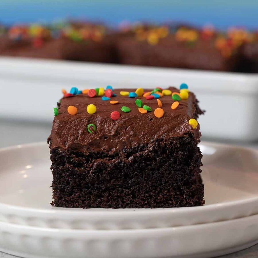 Chocolate Sheet Cake Recipe - Dinner, then Dessert