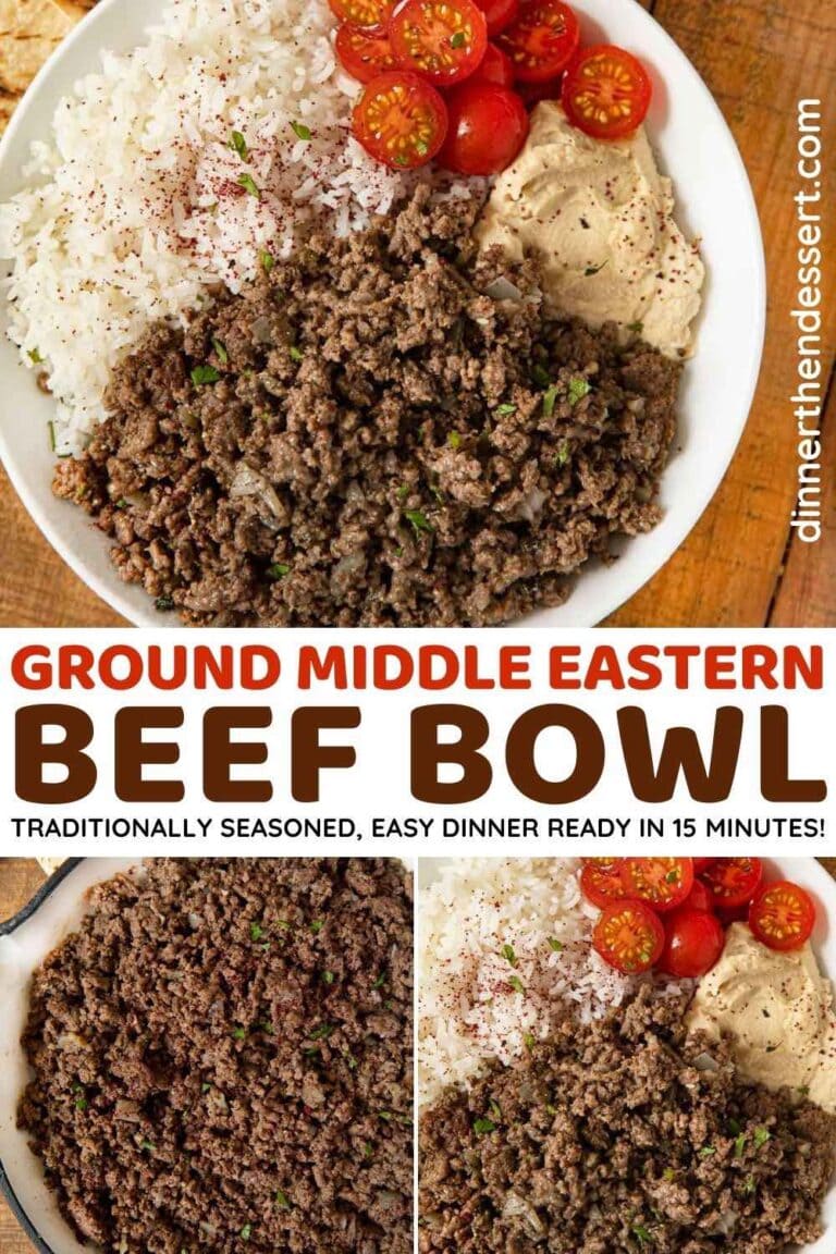 Ground Middle Eastern Beef Bowl Recipe - Dinner, then Dessert