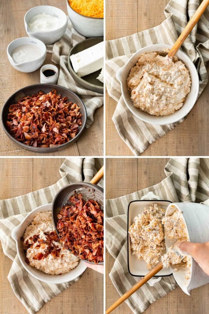 Hot Bacon Cheese Dip Recipe - Dinner, then Dessert