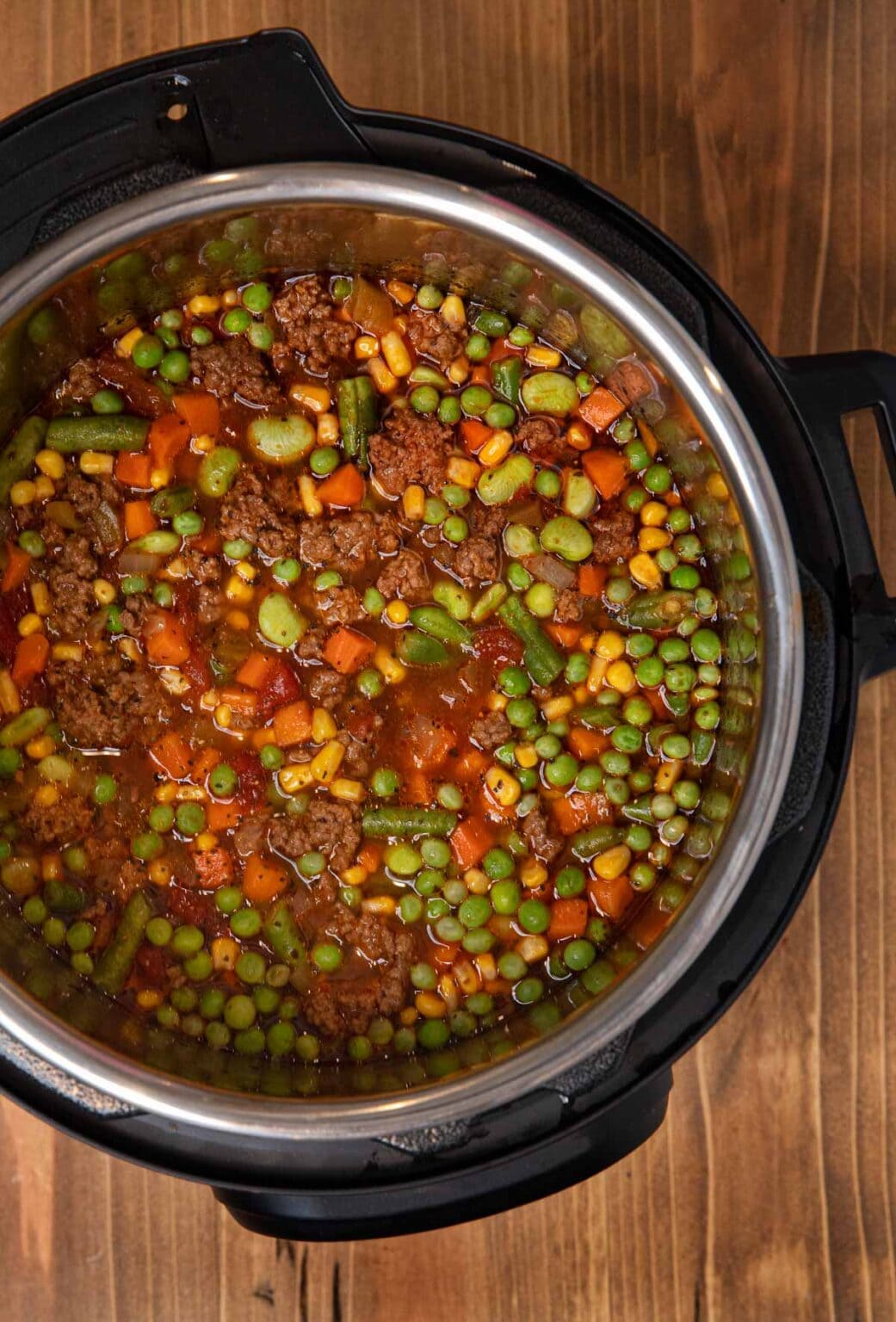 Instant Pot Hamburger Soup Recipe - Dinner, then Dessert
