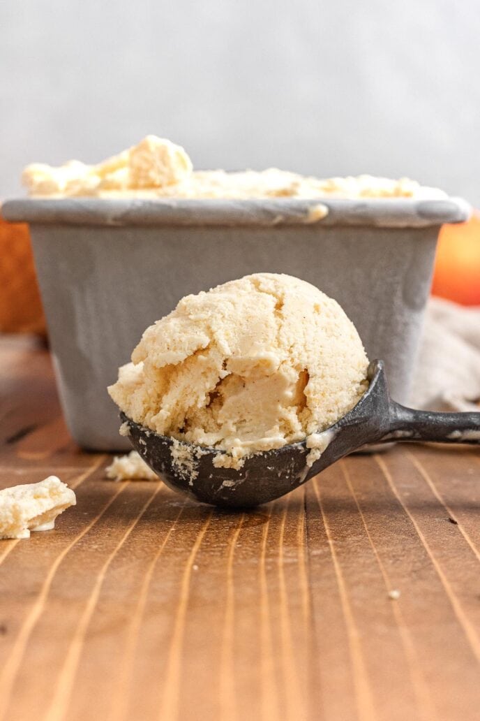 Peach Ice Cream Recipe - Dinner, then Dessert