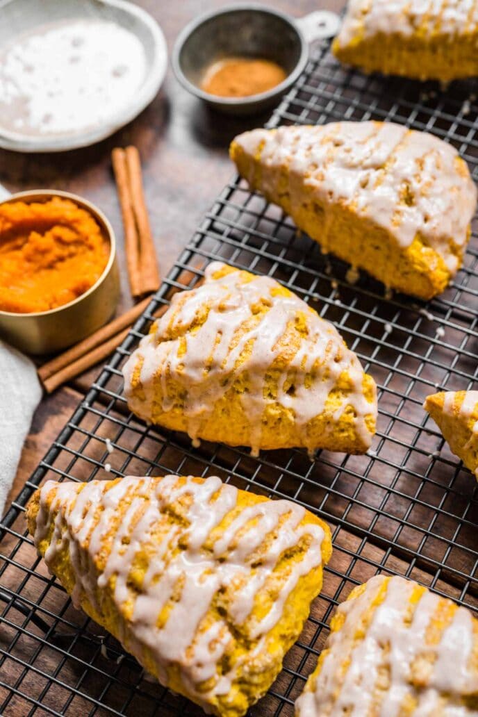 Classic Pumpkin Scones Recipe - Dinner, then Dessert