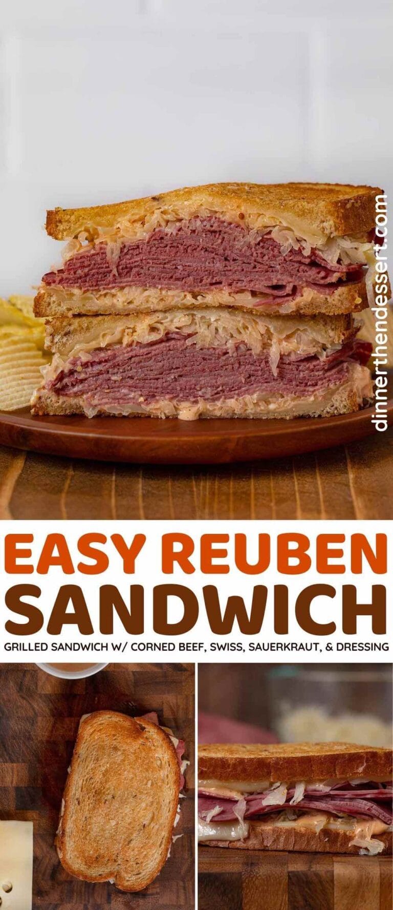 Reuben Sandwich Recipe - Dinner, then Dessert