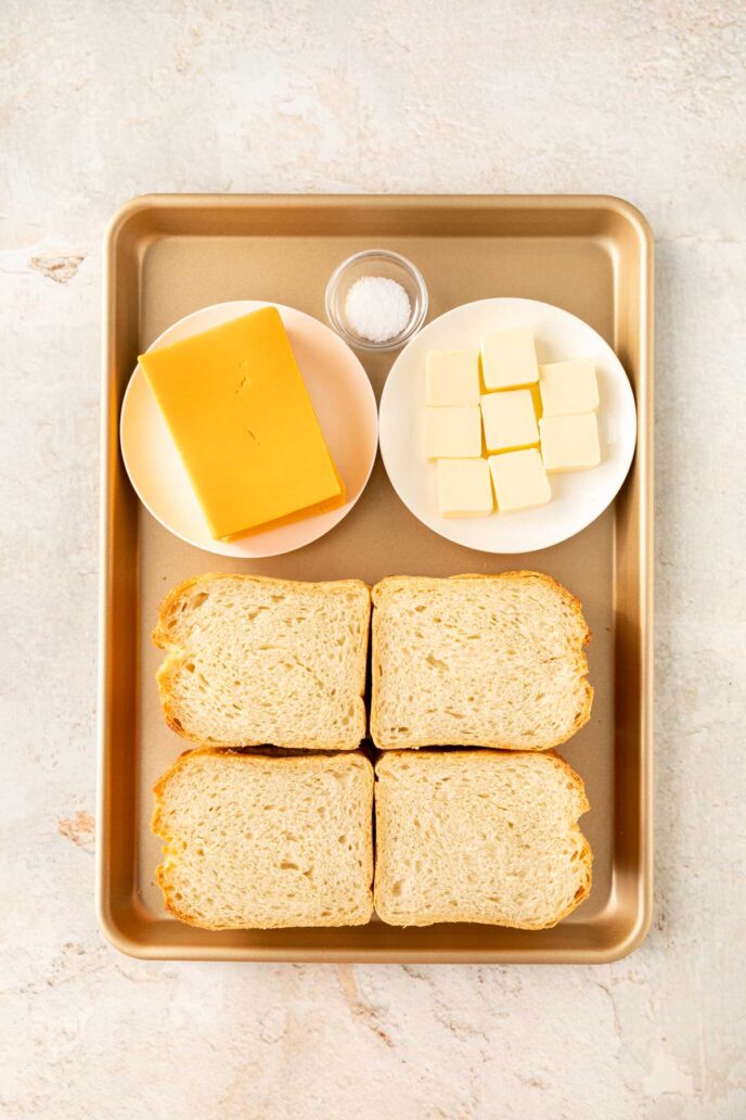 Sheet Pan Grilled Cheese Sandwiches Recipe - Dinner, then Dessert