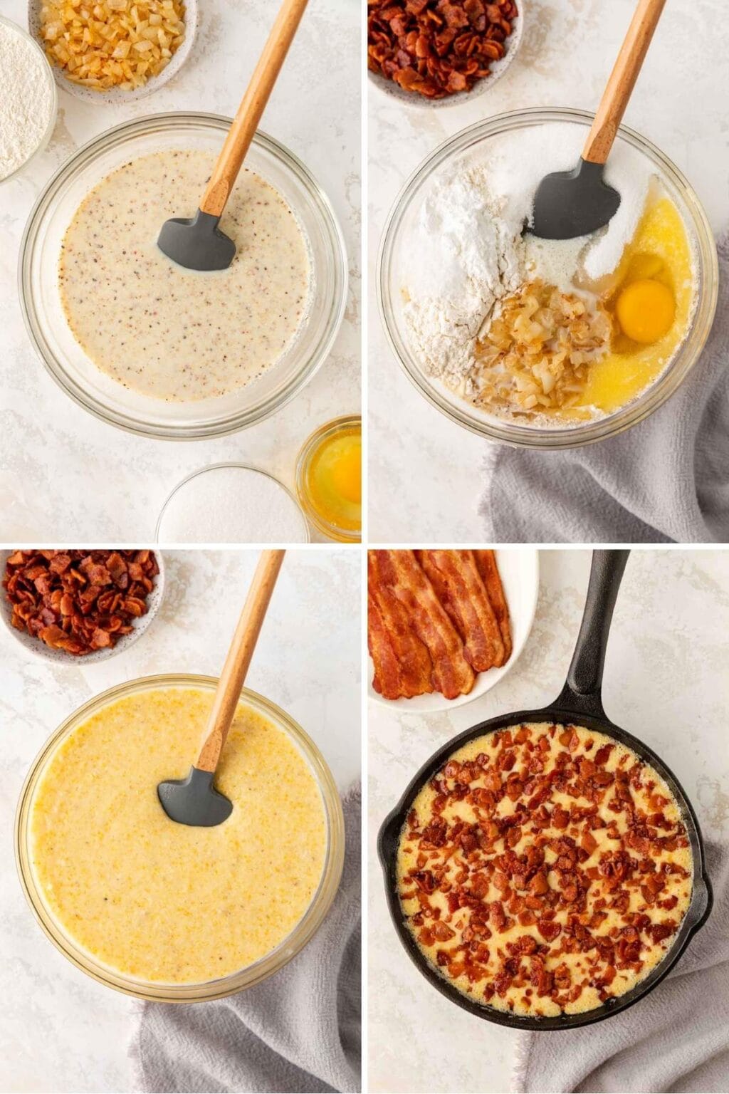 Skillet Bacon Cornbread Recipe - Dinner, then Dessert