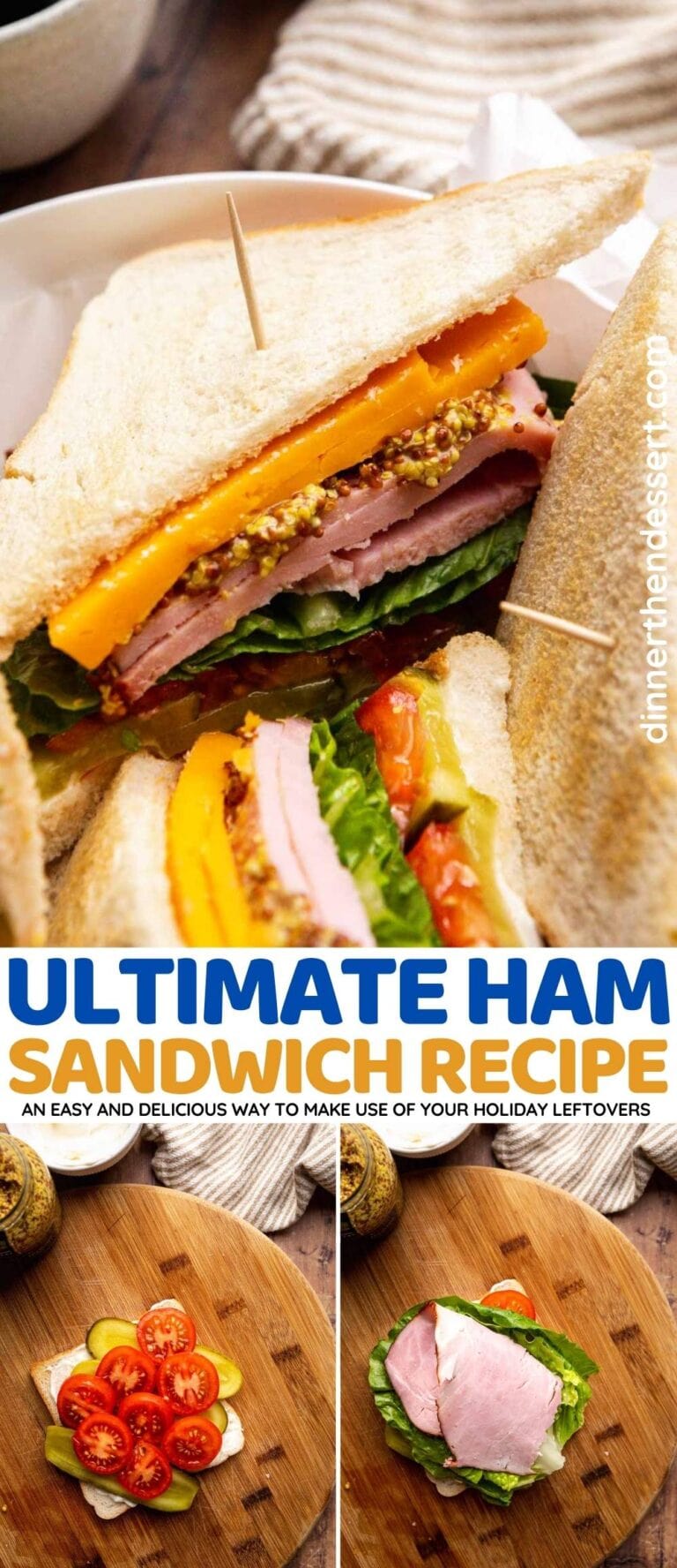 Ultimate Ham Sandwich Recipe - Dinner, then Dessert
