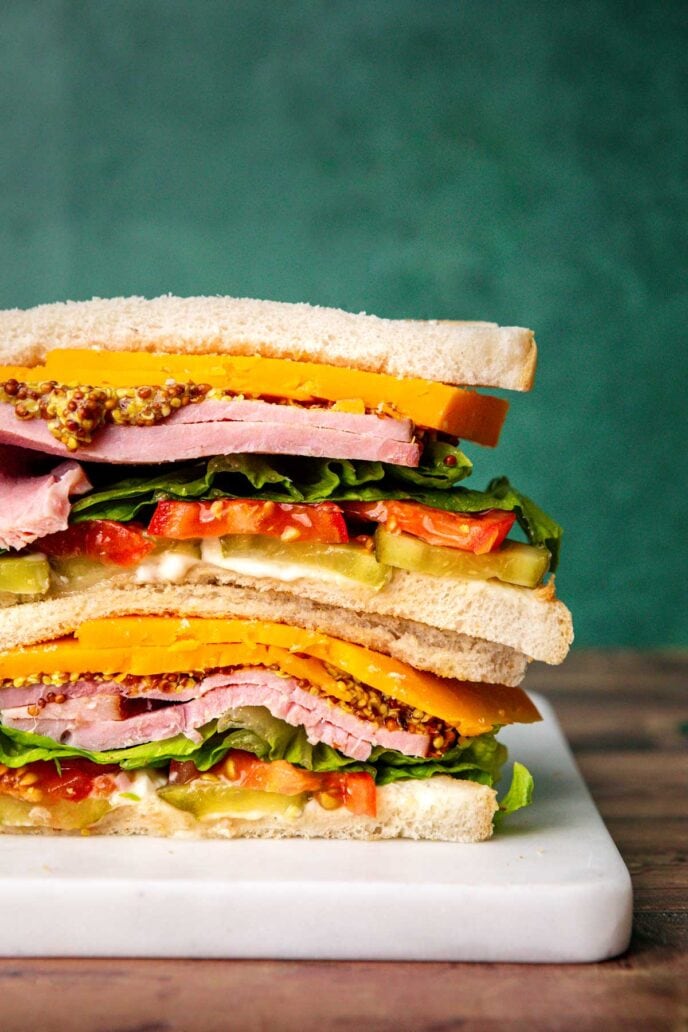 Ultimate Ham Sandwich Recipe - Dinner, then Dessert