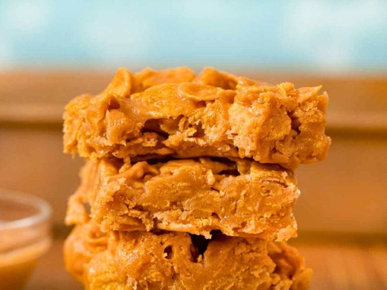 Easy Peanut Butter Cornflake Bars Recipe - Dinner, then Dessert