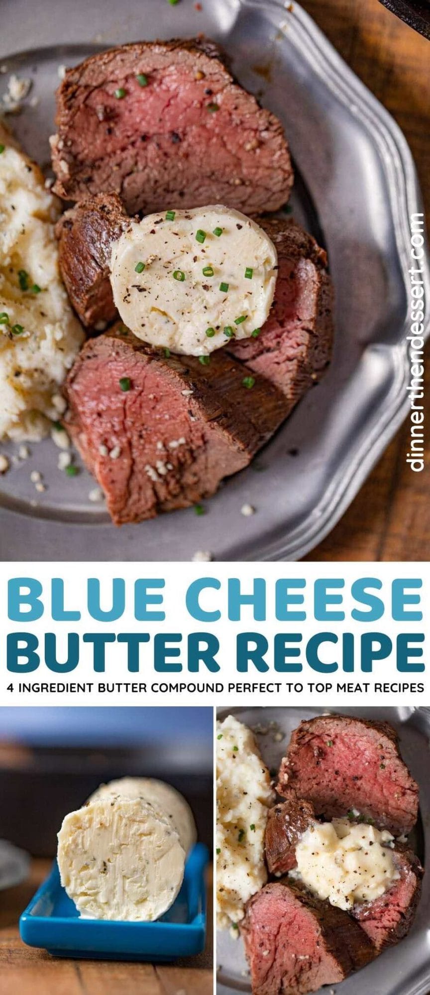 Blue Cheese Butter Recipe - Dinner, then Dessert