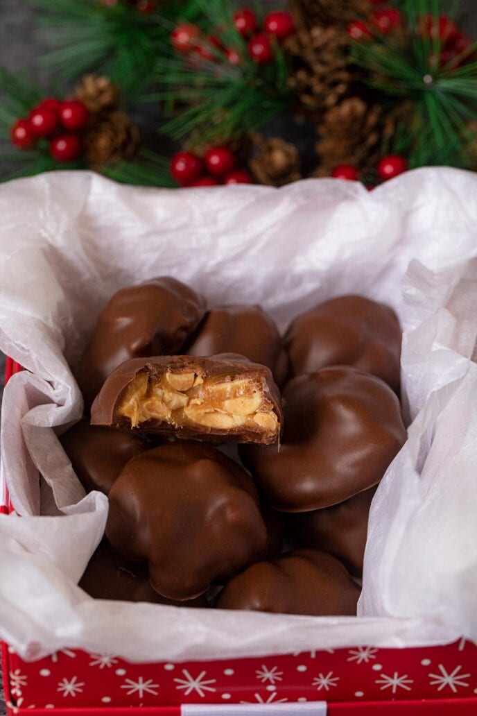 Caramel Peanut Clusters Recipe - Dinner, then Dessert