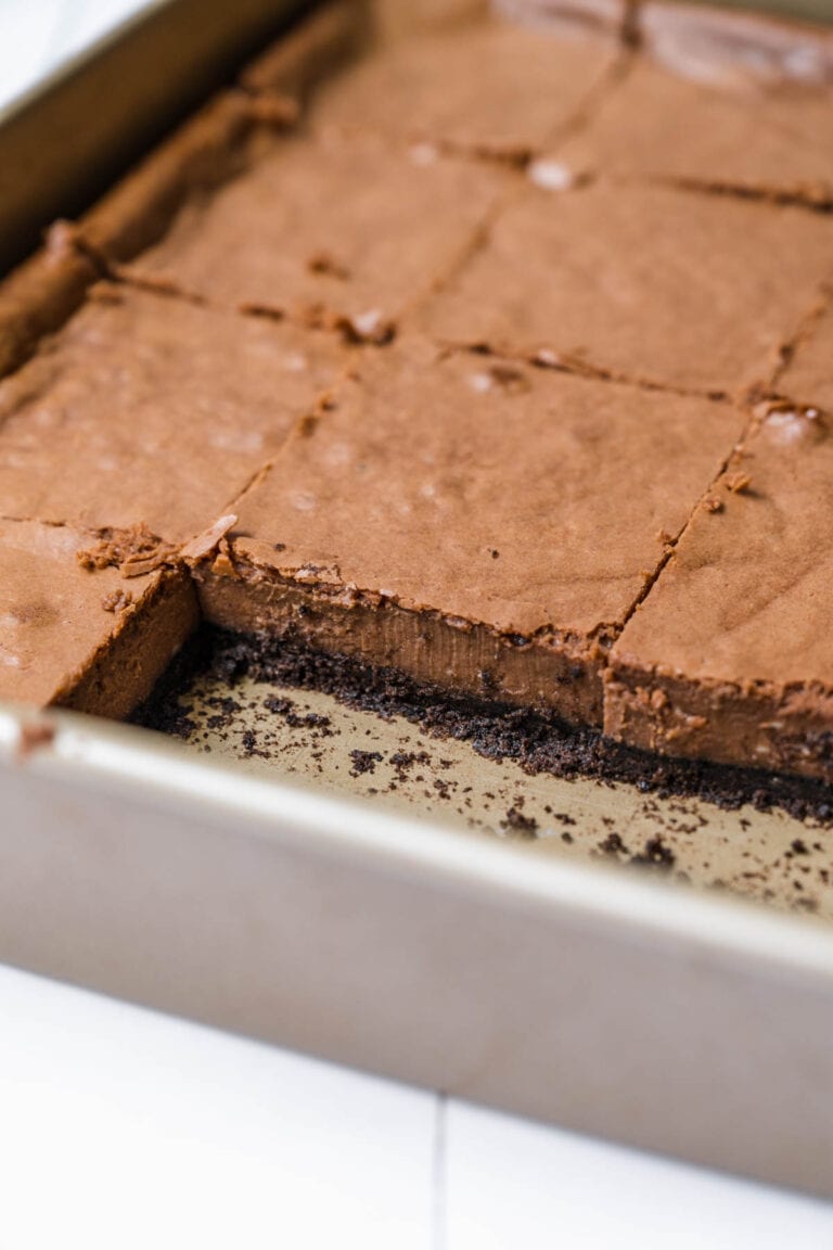 Chocolate Cheesecake Bars Recipe - Dinner, then Dessert