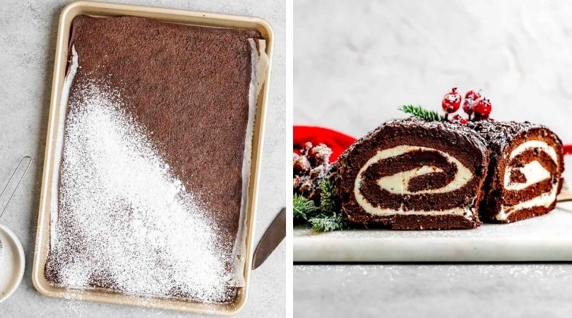 Chocolate Yule Log Recipe - Dinner, then Dessert