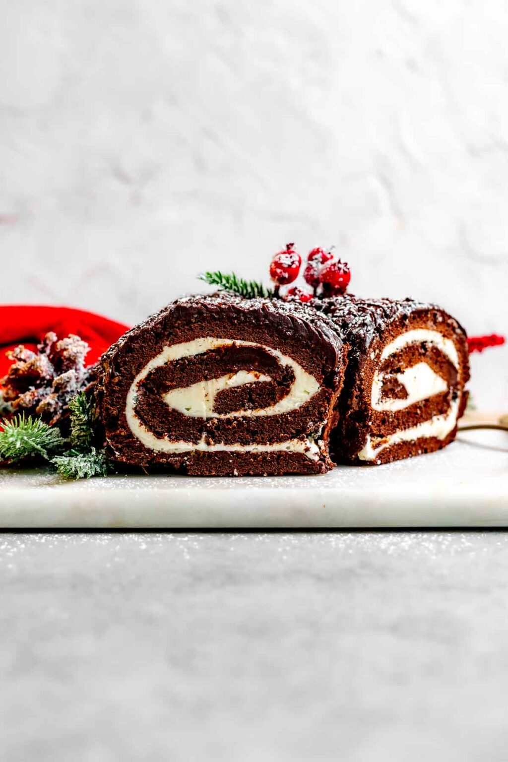 Chocolate Yule Log Recipe - Dinner, then Dessert