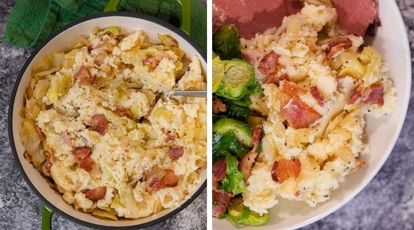 Colcannon Irish Potatoes Recipe - Dinner, then Dessert