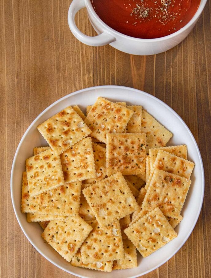 Ranch Mix Saltines Recipe - Dinner, then Dessert