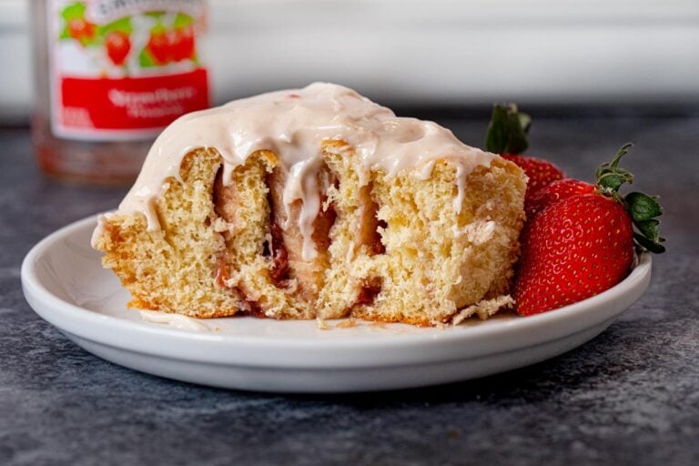 Strawberry Rolls Recipe (With Strawberry Frosting!) - Dinner, then Dessert