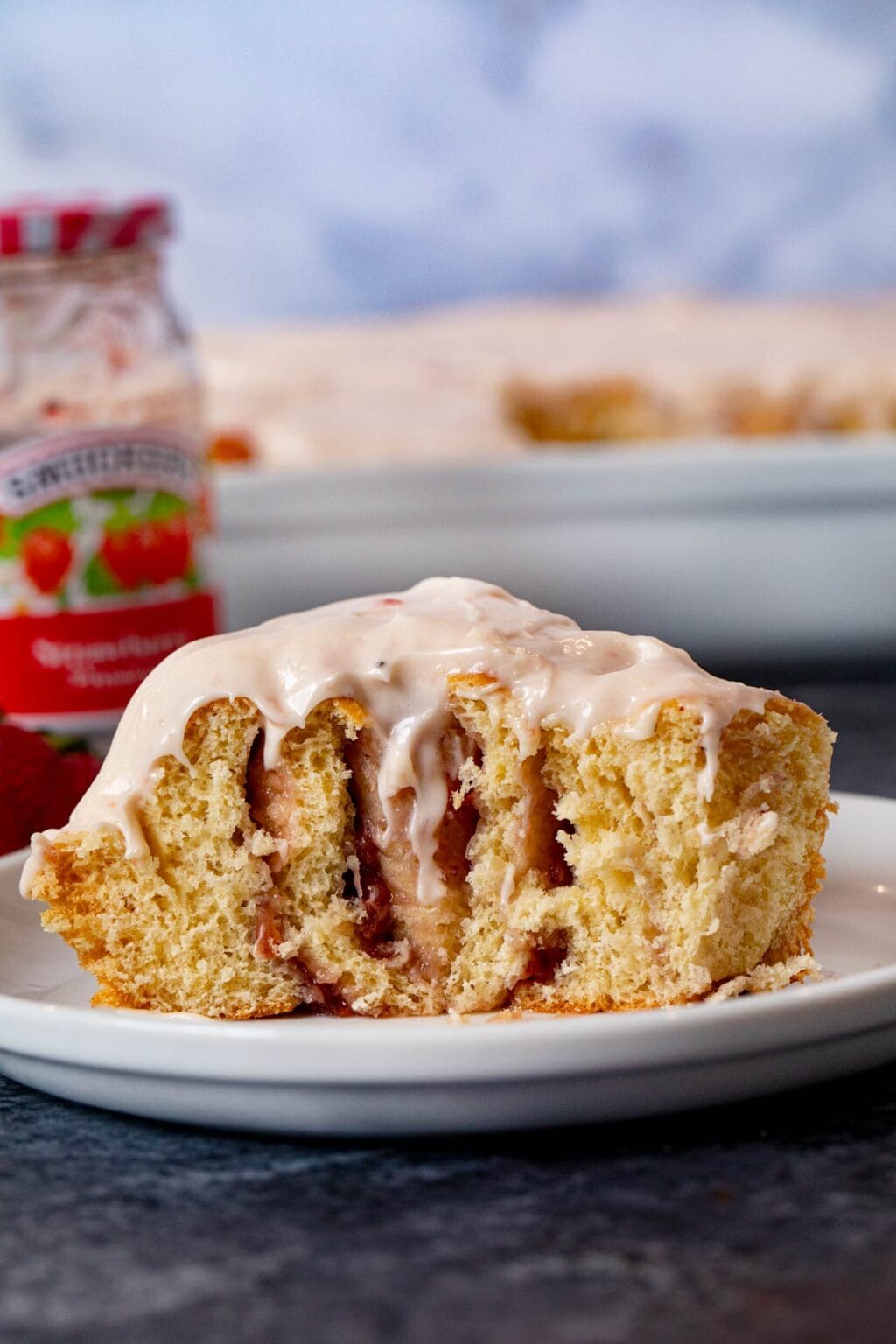 Strawberry Rolls Recipe (With Strawberry Frosting!) - Dinner, then Dessert