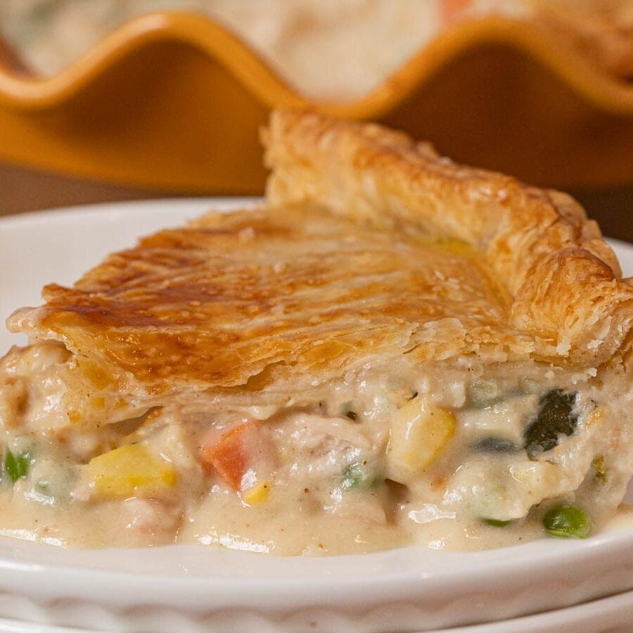Easy Turkey Pot Pie Recipe - Dinner, then Dessert