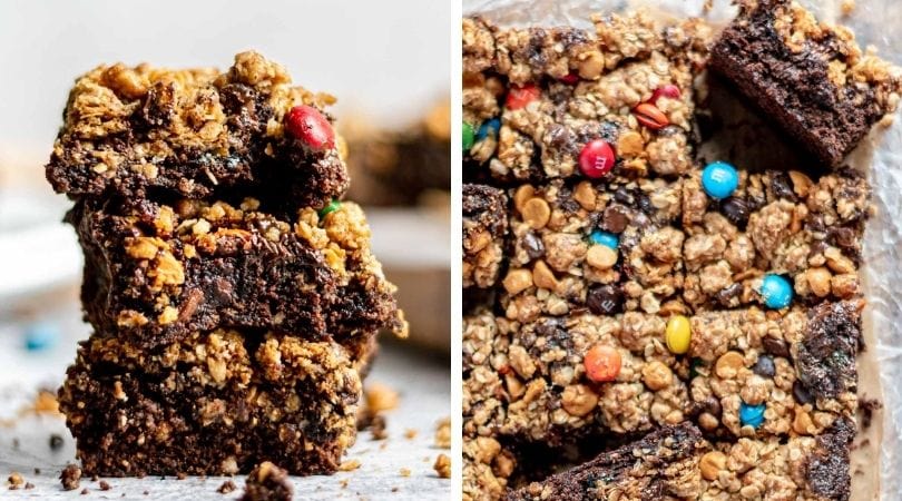 Oatmeal Monster Brownies Recipe - Dinner, then Dessert
