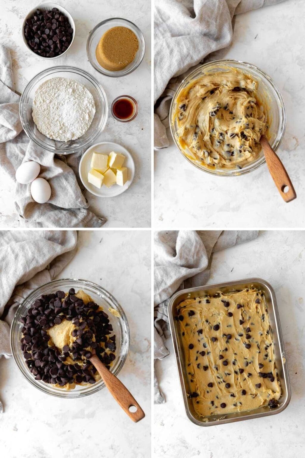 Chocolate Chip Blondies Recipe - Dinner, then Dessert