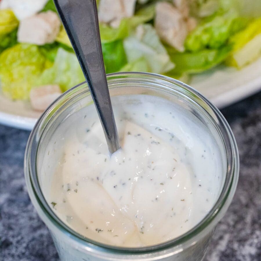 The Best Caesar Salad Dressing - Dinner, then Dessert