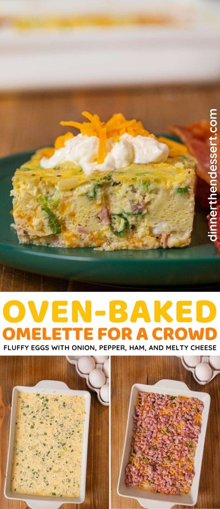 Oven-Baked Omelette Recipe - Dinner, then Dessert