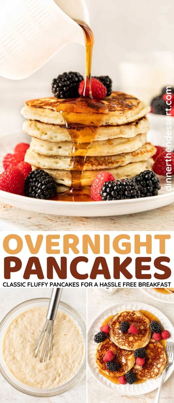 Overnight Pancakes Recipe - Dinner, then Dessert