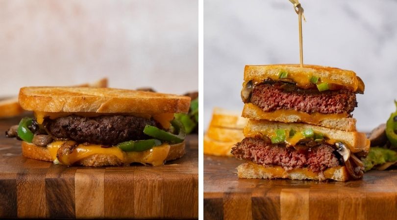Philly Cheesesteak Patty Melt Recipe - Dinner, then Dessert