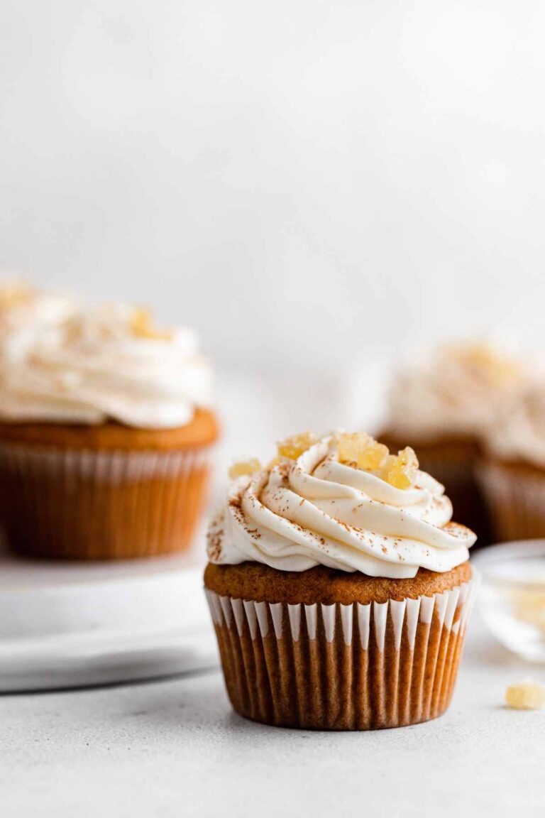 Pumpkin Ginger Cupcakes Recipe - Dinner, then Dessert