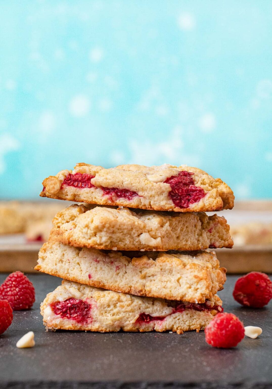 White Chocolate Raspberry Scones Recipe - Dinner, then Dessert