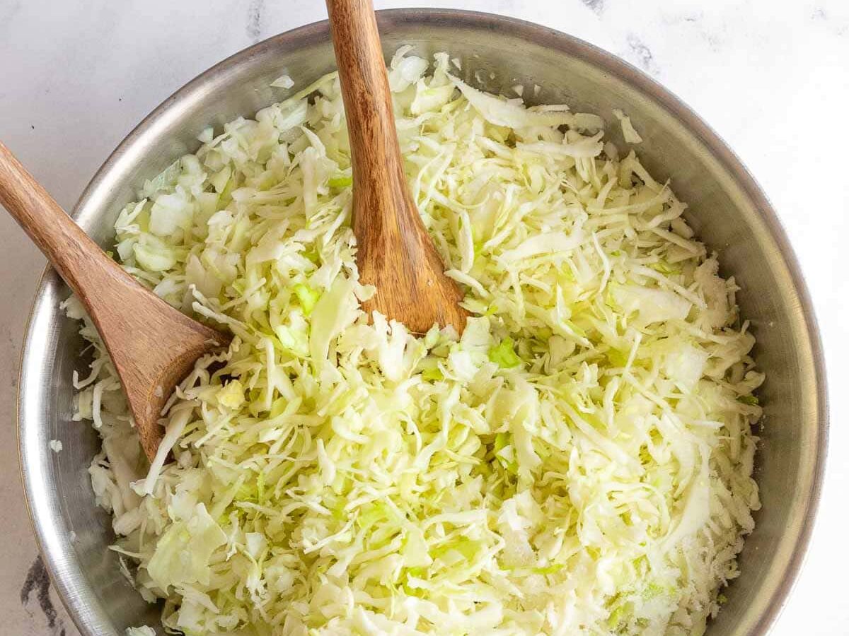 Old Fashioned Coleslaw with Vinegar Recipe (Amish Slaw)