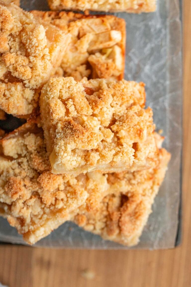 Apple Crumb Bars Recipe - Dinner, then Dessert