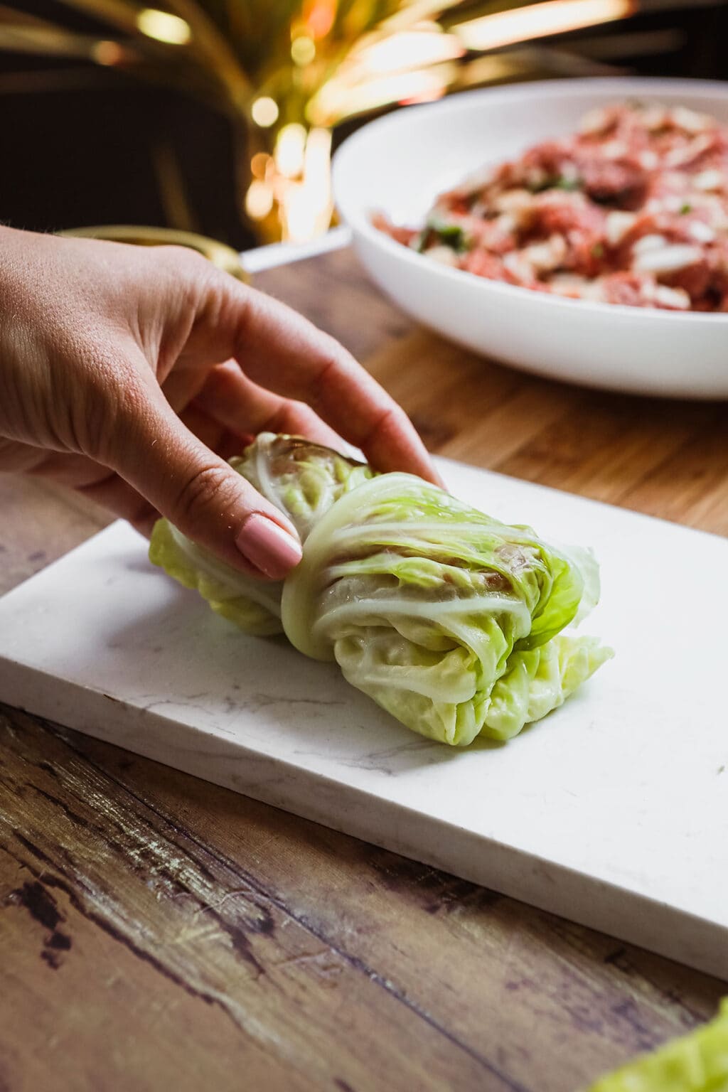 Beef and Rice Stuffed Cabbage Rolls Recipe - Dinner, then Dessert