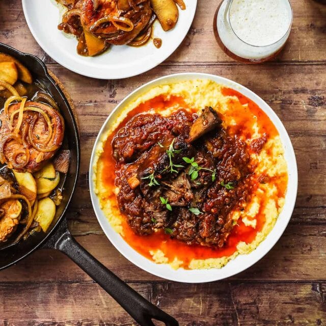 Beer Braised Short Ribs Recipe - Dinner, then Dessert