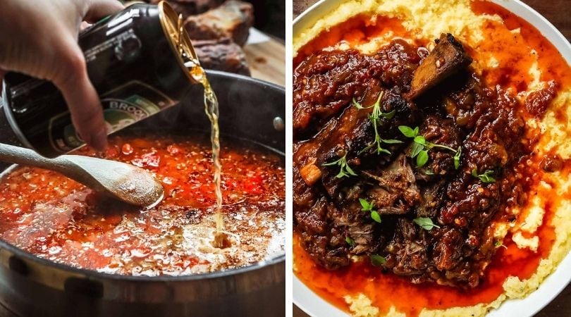 Beer Braised Short Ribs Recipe - Dinner, then Dessert