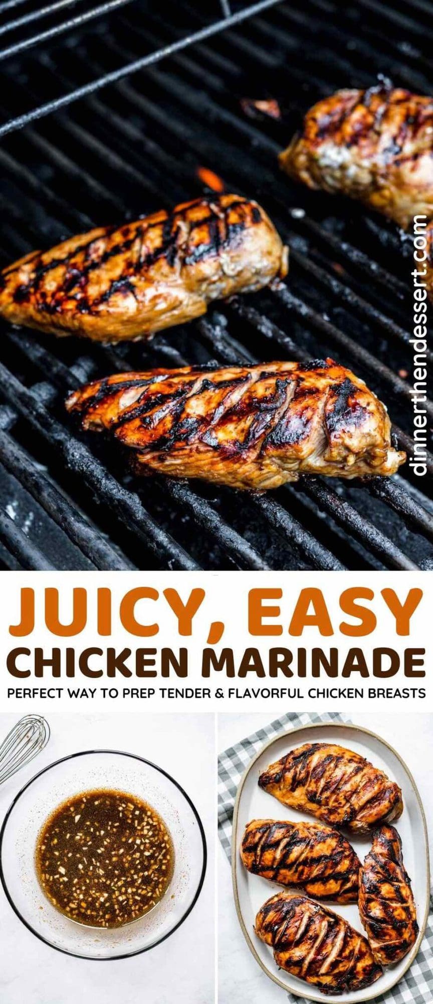Easy Chicken Marinade Recipe - Dinner, then Dessert
