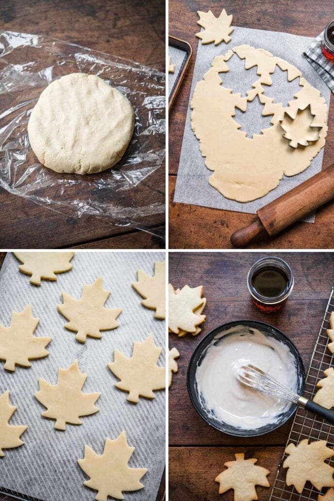 Glazed Maple Shortbread Cookies Recipe - Dinner, then Dessert