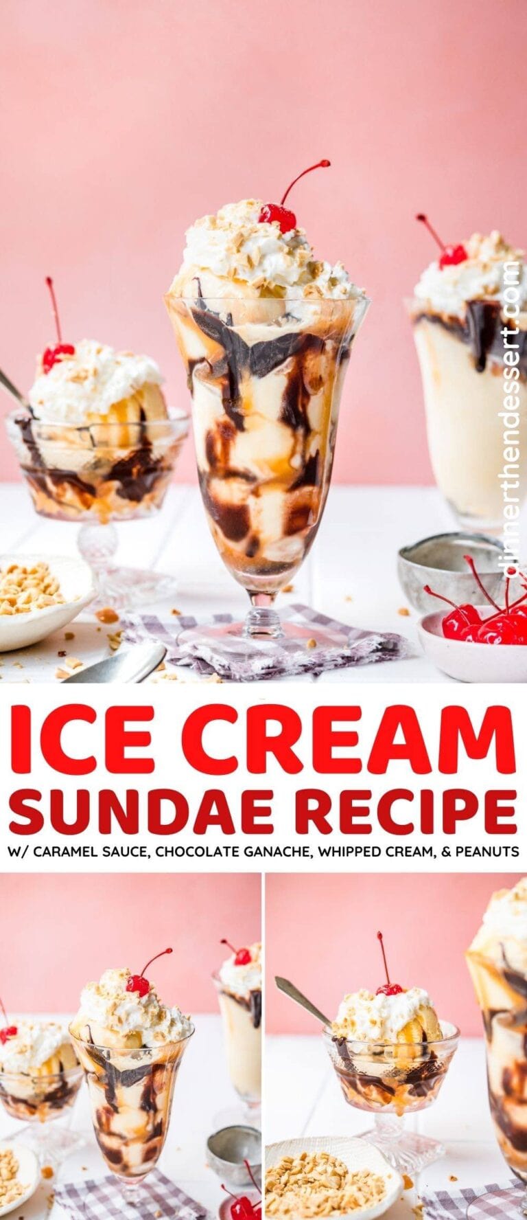 Easy Ice Cream Sundae Recipe - Dinner, then Dessert