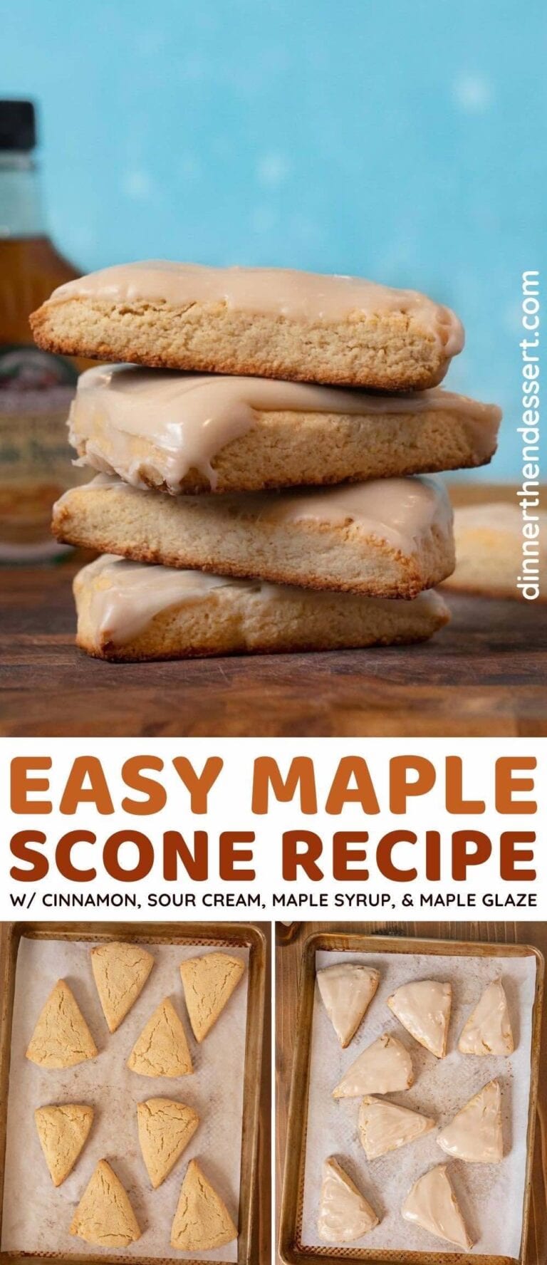 Easy Maple Scones Recipe - Dinner, then Dessert