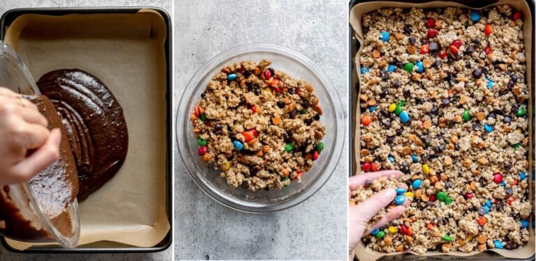 Oatmeal Monster Brownies Recipe - Dinner, then Dessert