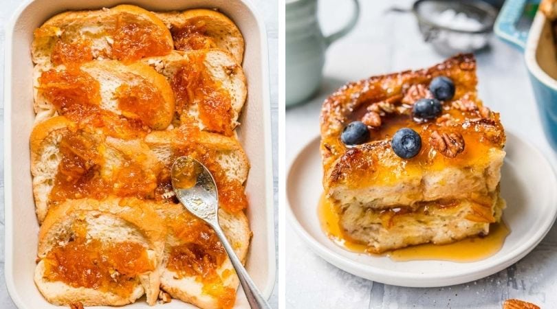 Orange Marmalade French Toast Bake Recipe - Dinner, then Dessert