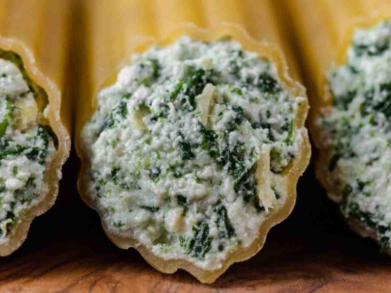 Spinach Artichoke Chicken Manicotti Recipe - Dinner, then Dessert