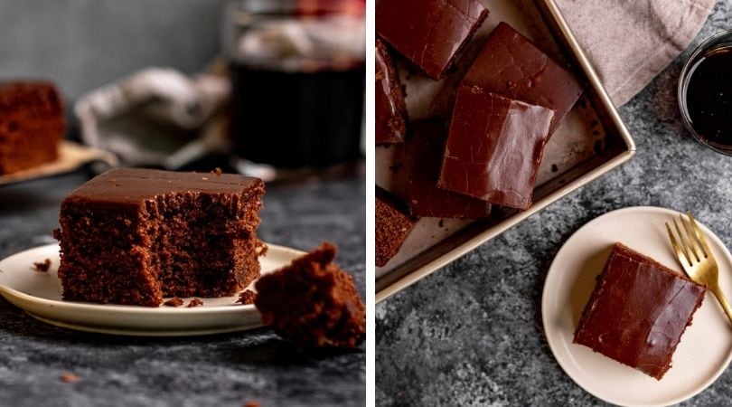 Coca Cola Sheet Cake - Dinner, then Dessert