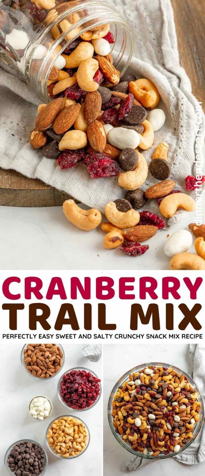 Easy Cranberry Trail Mix Recipe - Dinner, then Dessert