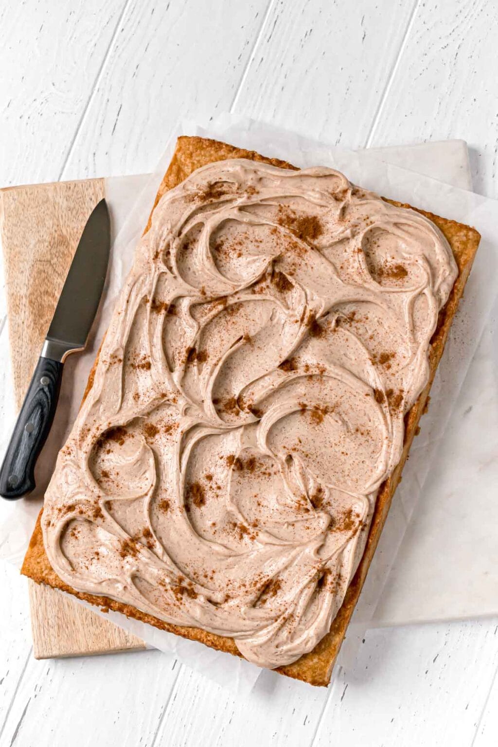 Snickerdoodle Sheet Cake Recipe - Dinner, then Dessert