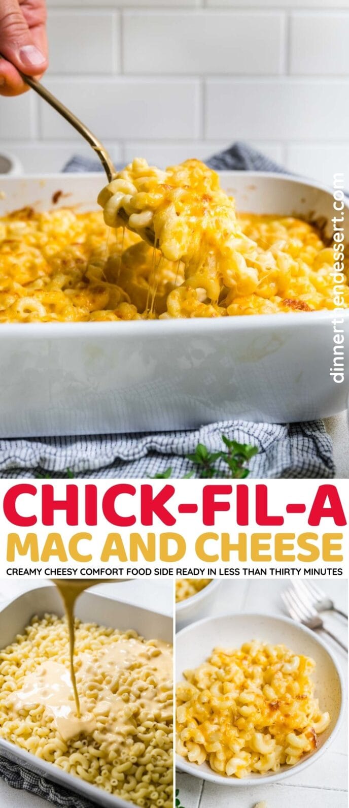 Chick-Fil-A Mac and Cheese (Copycat) Recipe - Dinner, then Dessert